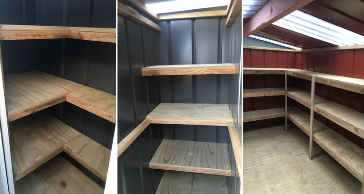 Tailor Your Shed | Custom Shelving | The Shed Shop